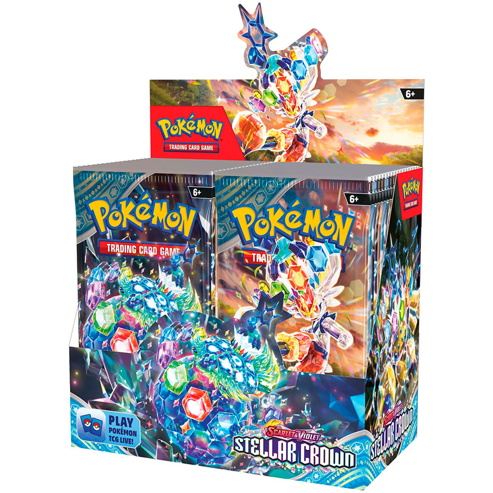 Pokémon TCG Scarlet and Violet Stellar Crown Booster Box — Onyx Dawn Games